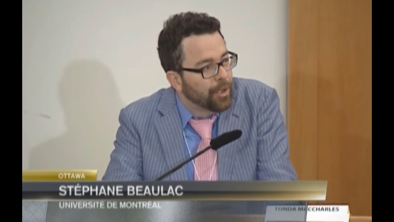 Stephane Beaulac: Nadon Reference at SCC / Conférence sur l'affaire ...