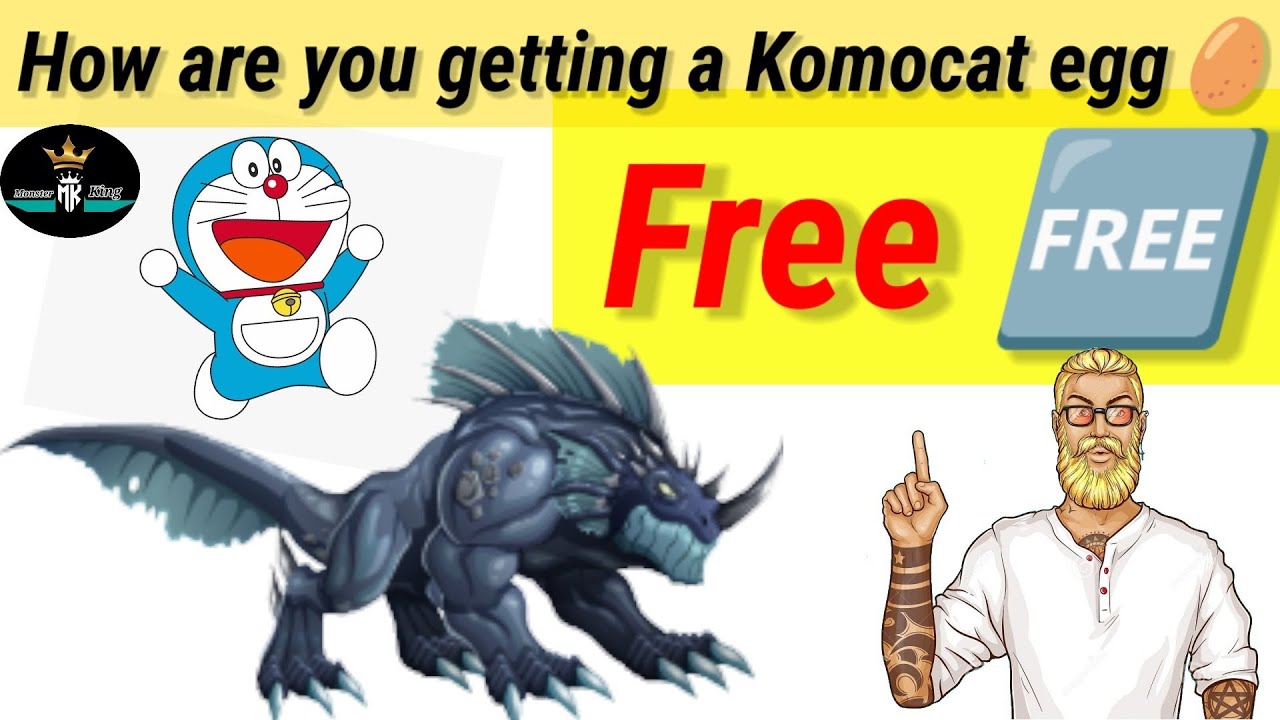 How are you getting a Komocat egg 🥚free 🆓🆓😳😳😱😱#monster legends#Komocat ...