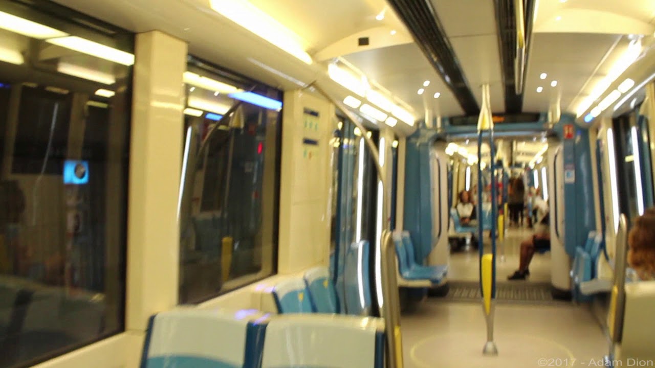 First AZUR train in service on the green line - YouTube