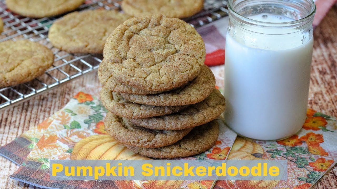 Pumpkin Snickerdoodles - YouTube