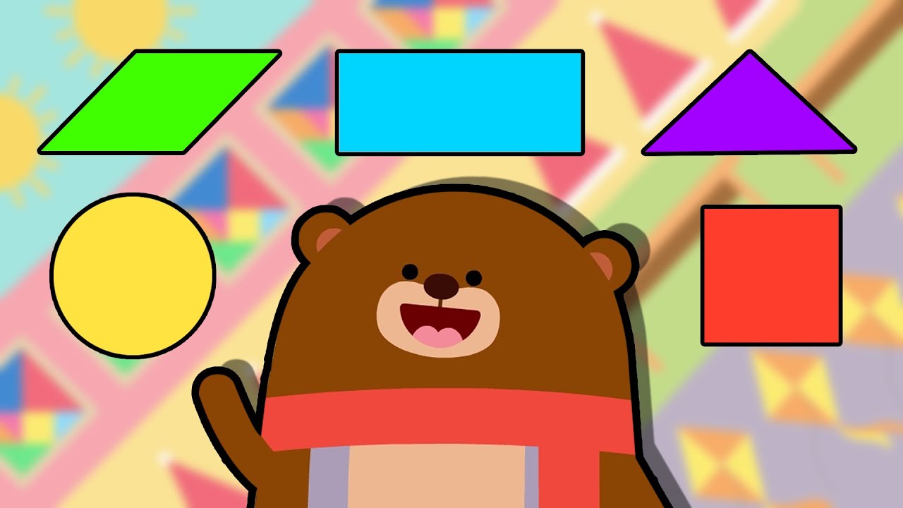 Shapes Song! | 2D Shapes | Wormhole English - Songs for Kids - YouTube