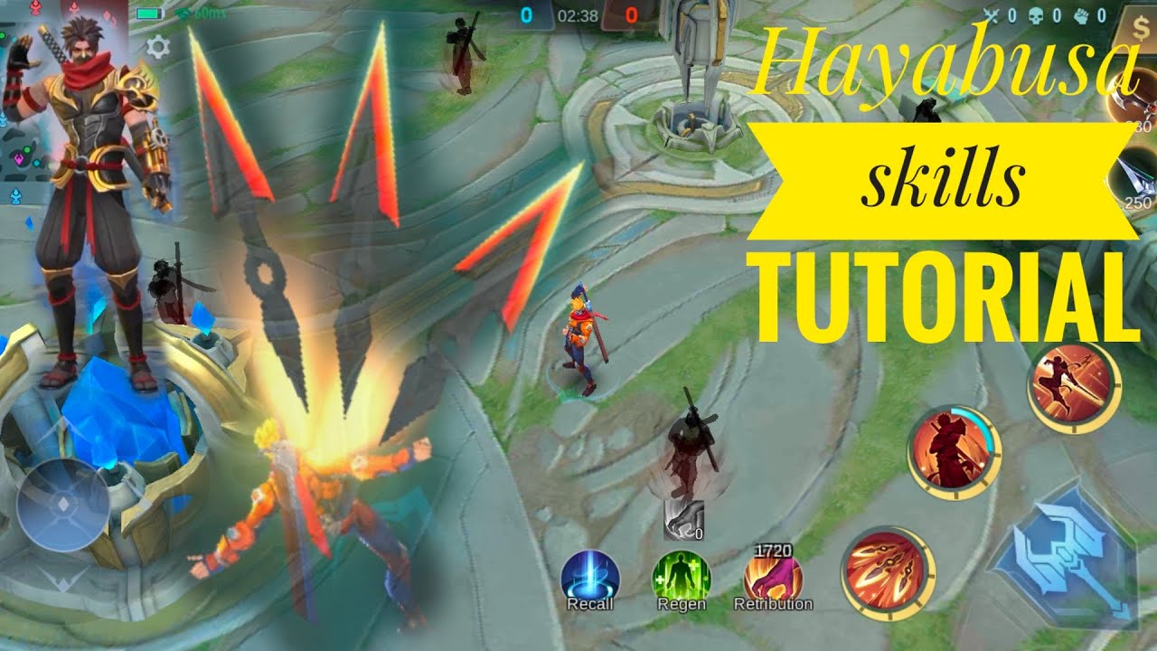 Mobile legends HAYABUSA skills tutorial Tagalog / AL rightgaming - YouTube