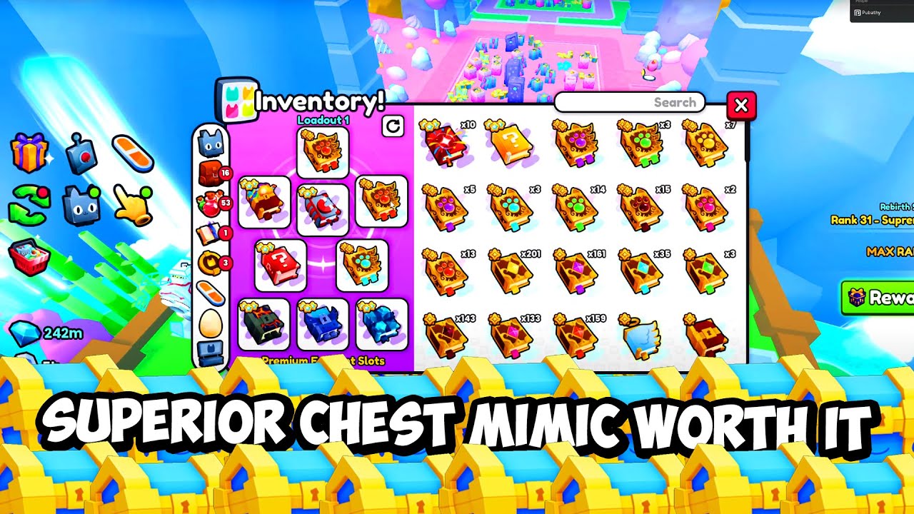 Is the superior chest mimic worth it? In Pet Simulator 99 | Roblox ...