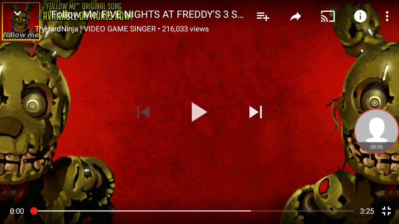 Collab with Nightmare foxy aka Alex follow me he's gonna have a channel ...