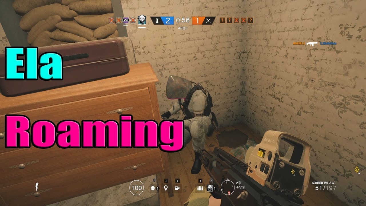 【R6S】 The Ela Roaming - 레인보우 식스 시즈 - YouTube