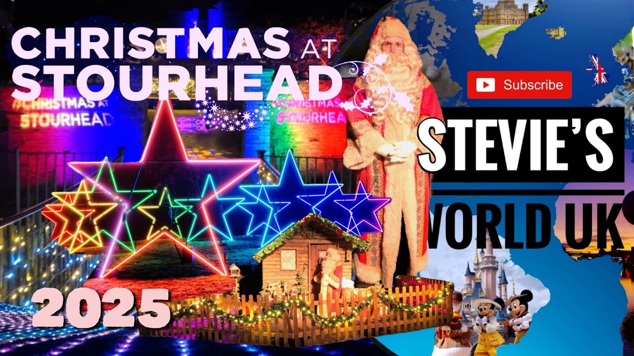 CHRISTMAS AT STOURHEAD 2025 BREATHTAKING LIGHT TRAIL - YouTube