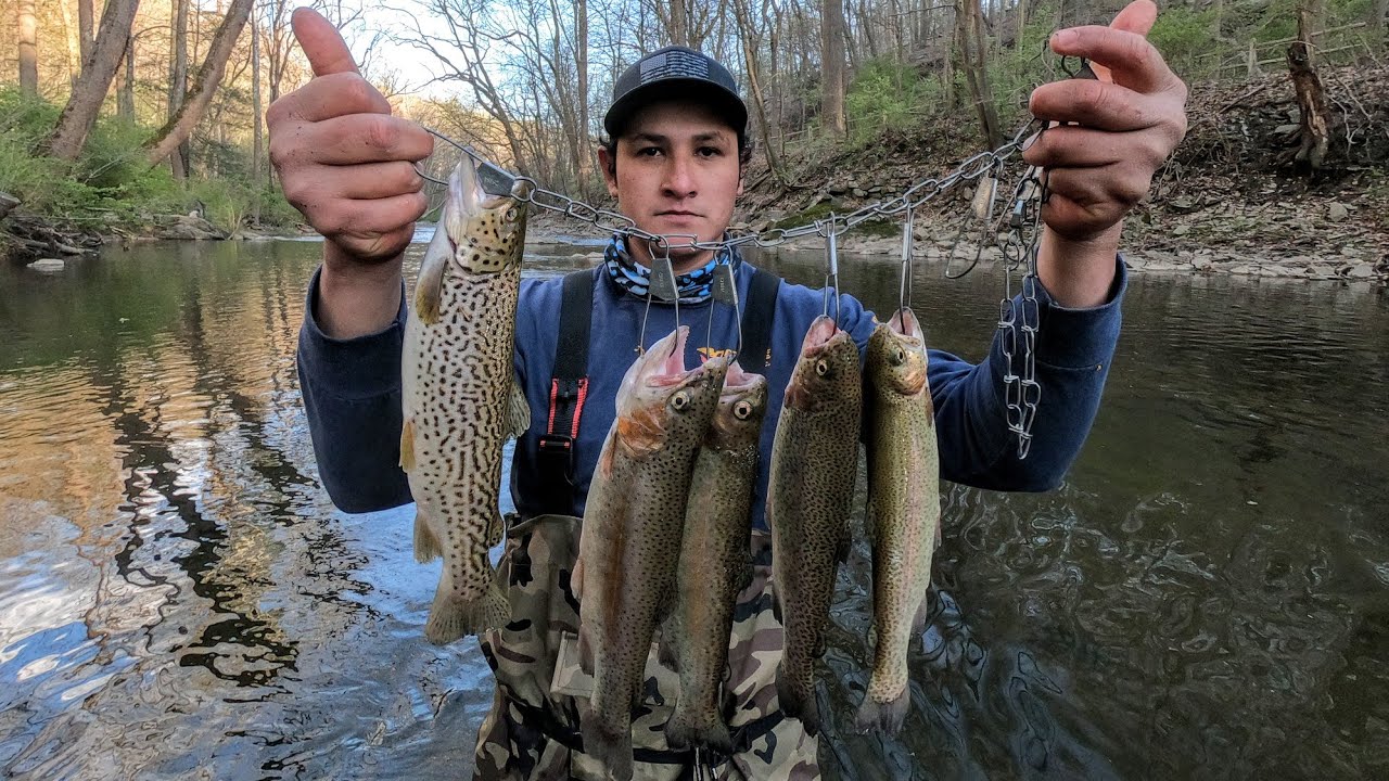 increíble día pescando truchas (mi mejor señuelo para la pesca de ...