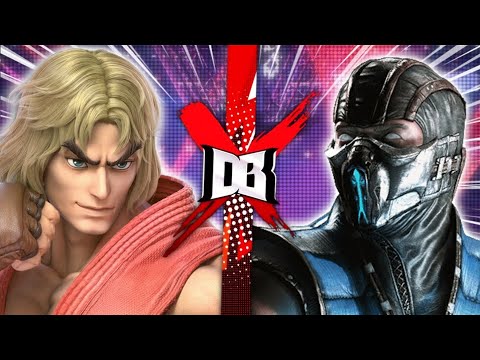Ken Masters vs Sub-Zero (Street Fighter vs Mortal Kombat) FAN DBX TRAILER