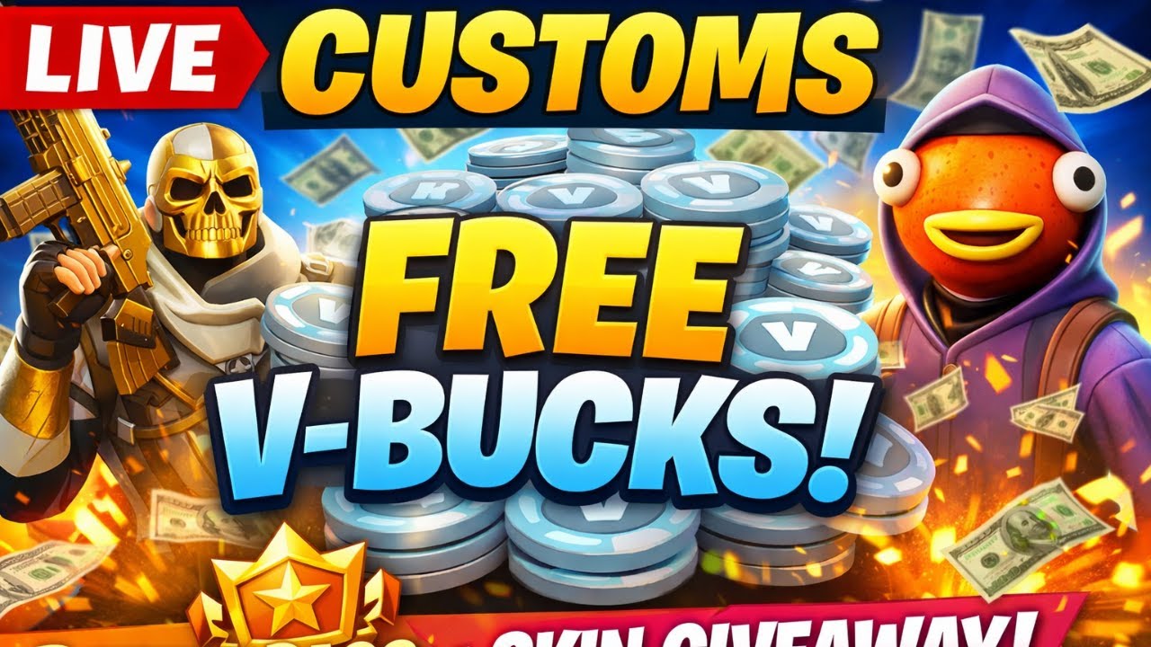 Customs | FREE | VBUCKS | BATTLE PASS - YouTube