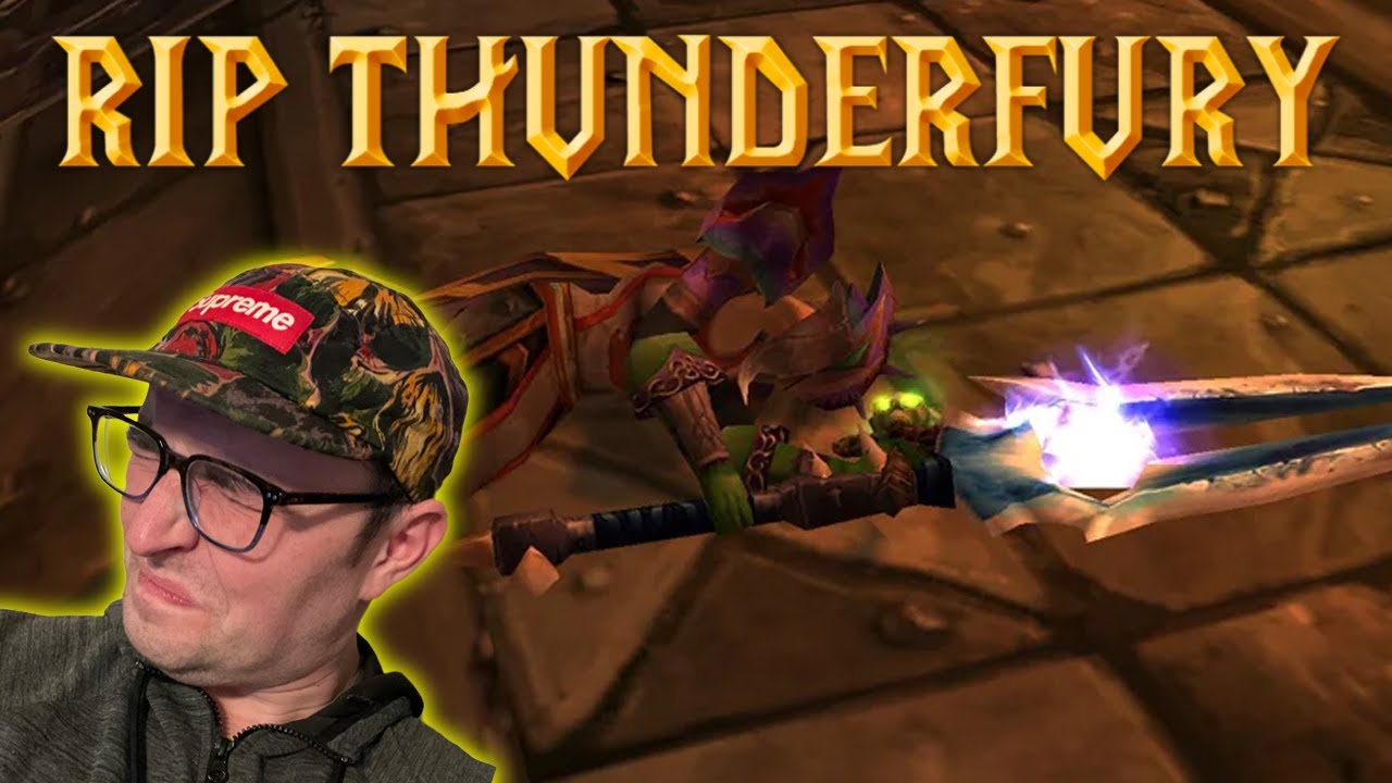 RIP THUNDERFURY TANK - Hardcore WoW Tank Dies In BWL - YouTube