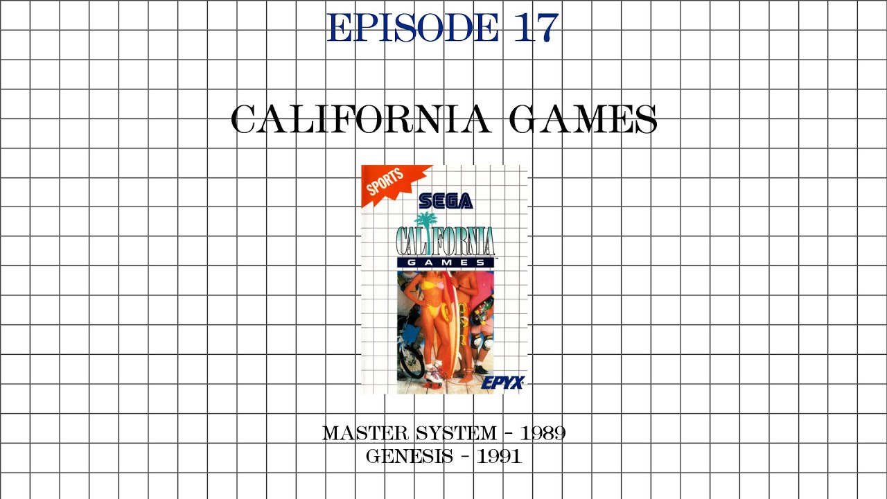 California Games - Sega Master System Vs Genesis - YouTube