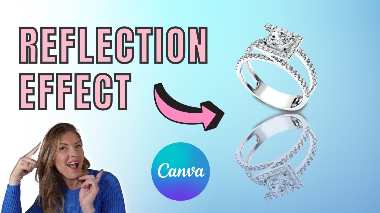 Reflection Effect in Canva - Canva Tutorial - YouTube