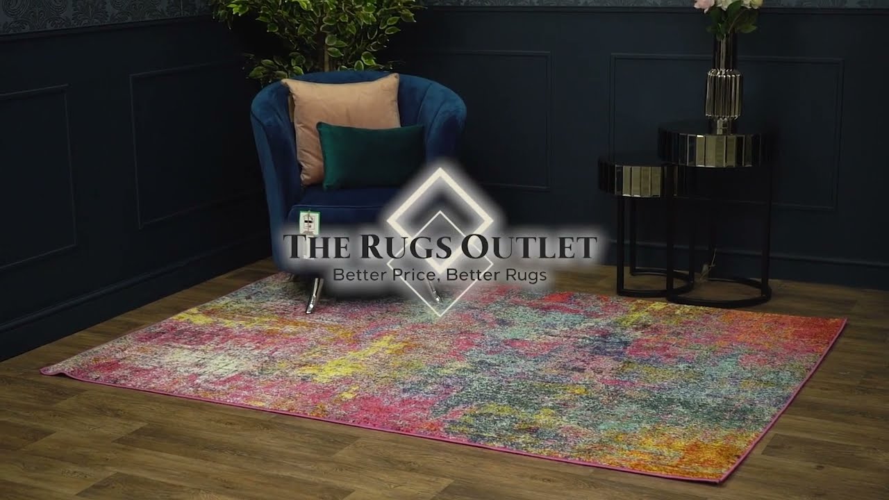 Multi Coloured Rugs | The Rugs Outlet | UK - YouTube