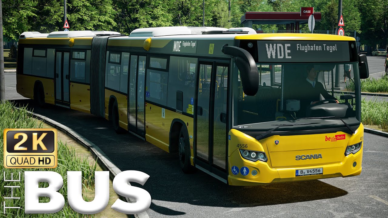 The Bus Gameplay - Scania LF 18M | Round Trip | Thrustmaster T300RS ...