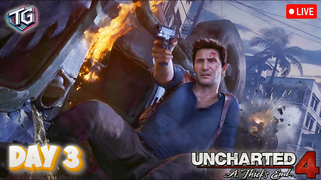 Uncharted 4- khazaana hai kidar😩(Day 3) - YouTube