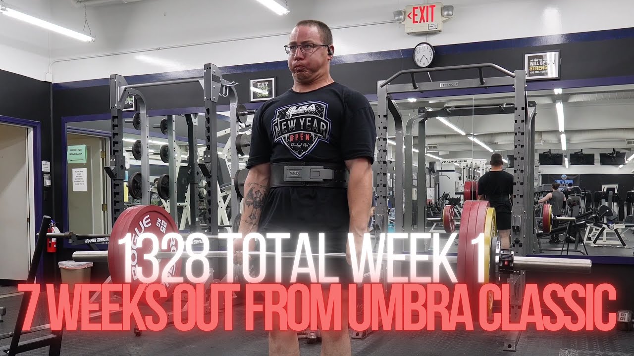 1330LBS TOTAL 7 WEEKS OUT - YouTube