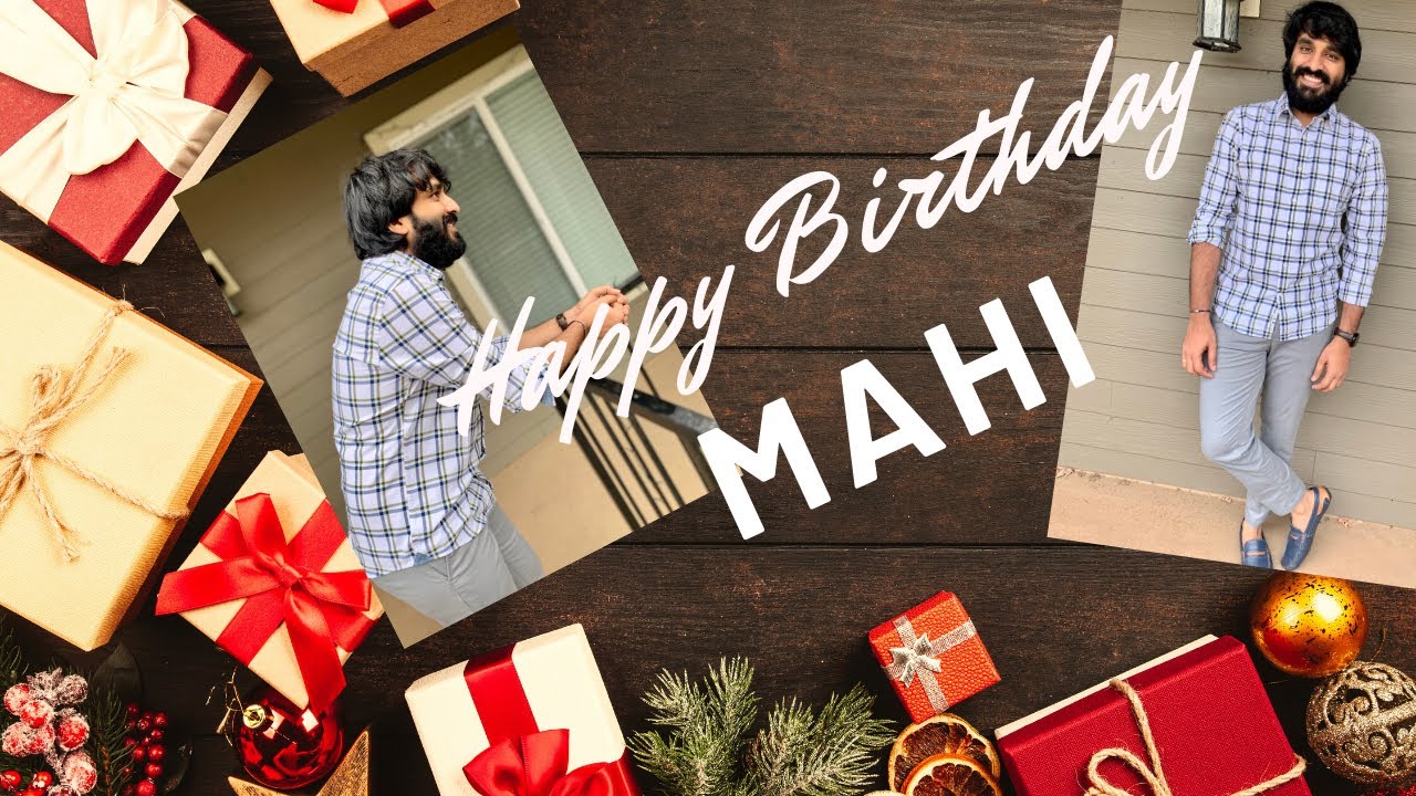 Surprise || Happy Birthday || Mahi’s turning...|| s&mvlogs || vlog#6 ...