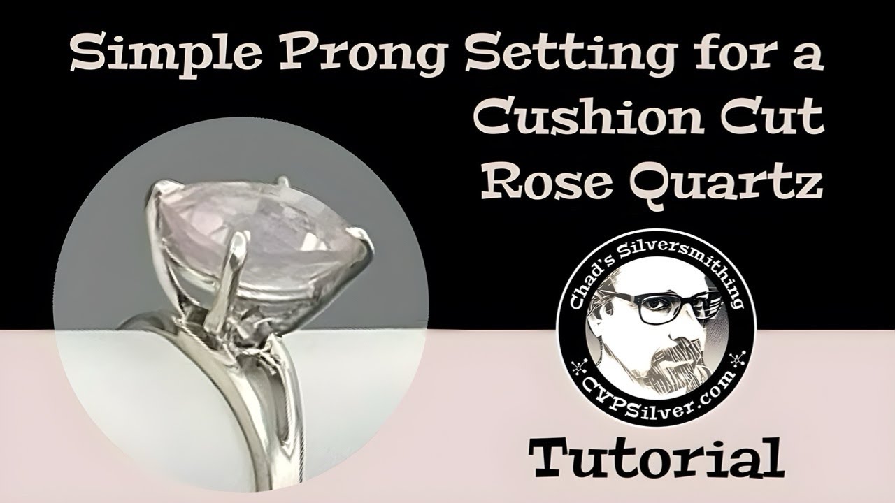 Rectangular Cushion Cut Prong Setting: A Silversmithing Tutorial - YouTube