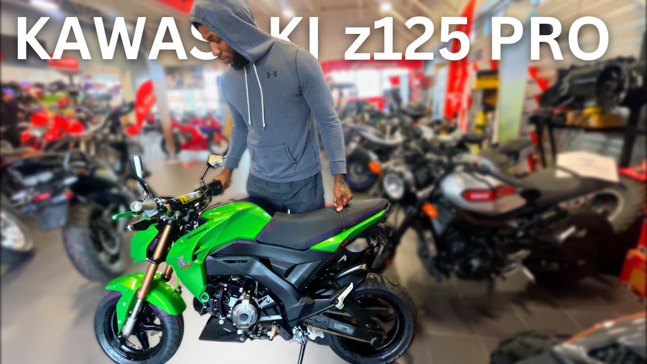 BUYING A KAWASAKI Z125 PRO (Learning to stunt) - YouTube