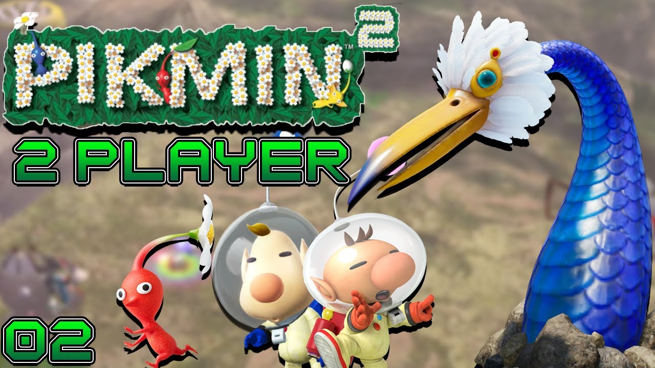 Pikmin² (2 Player) Part 2: Blue Pikmin + Boss - YouTube
