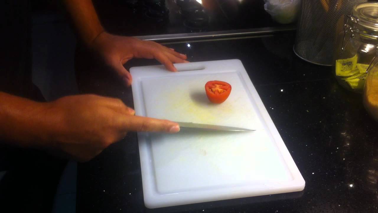 Técnica para picar con cuchillos - Aprender a picar - YouTube