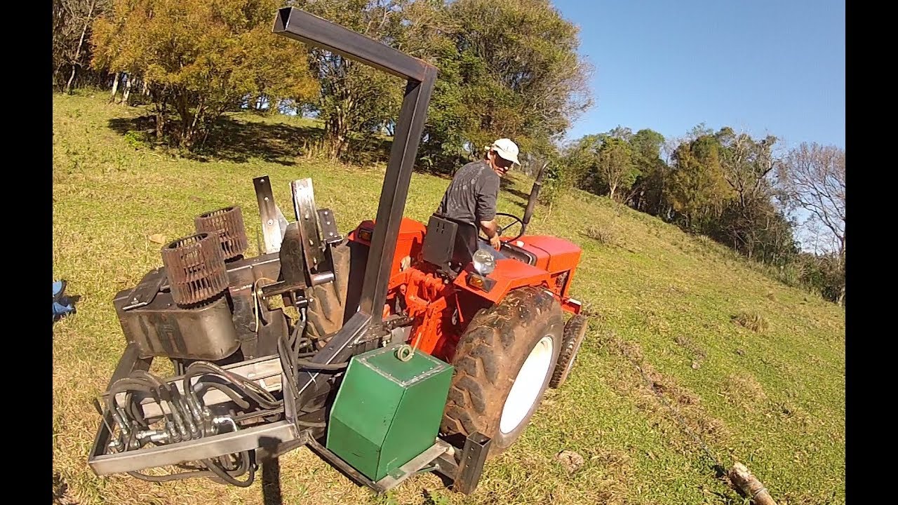 TRACTOR PROCESSOR HOMEMADE - YouTube