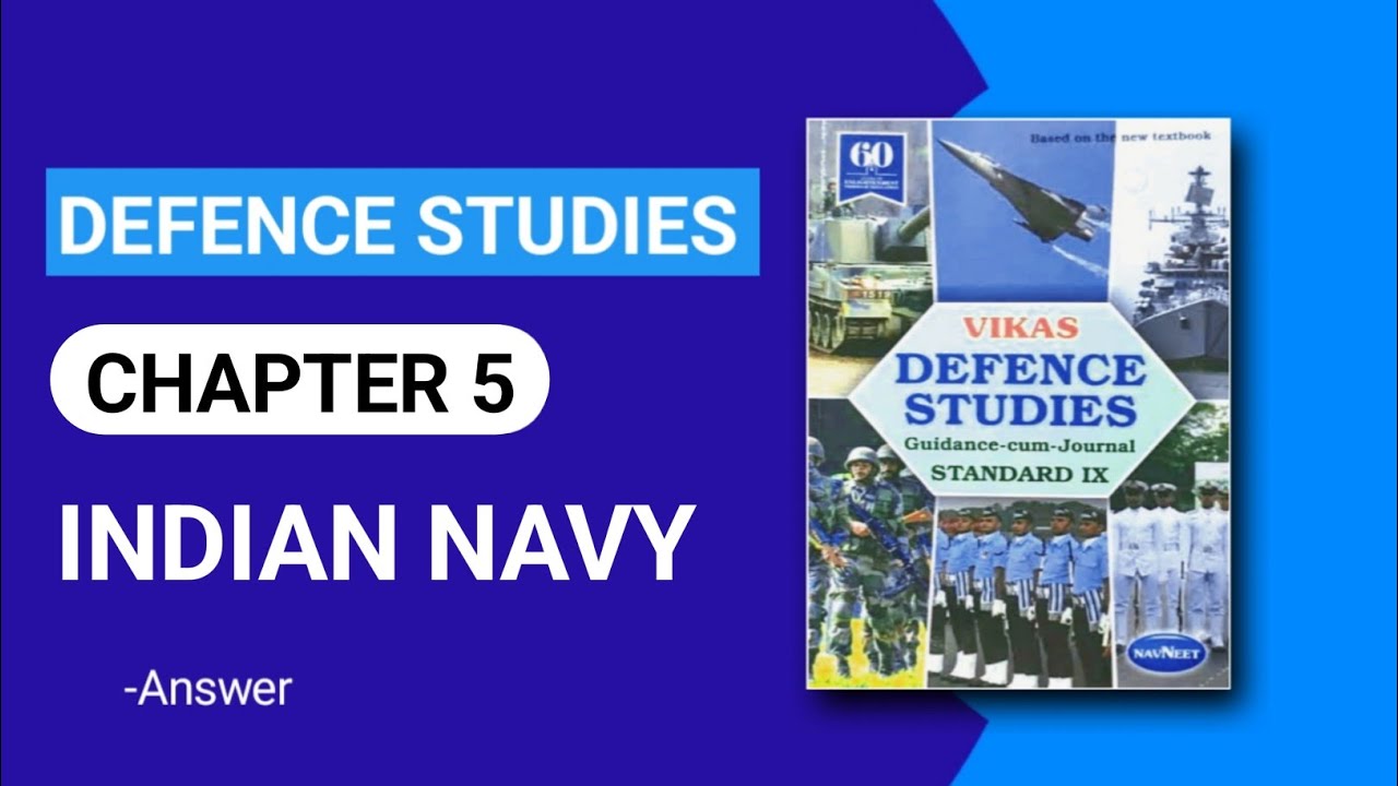 Std 9th | Defence Studies | Chapter 5 | Indian Navy | Answer | New Book ...