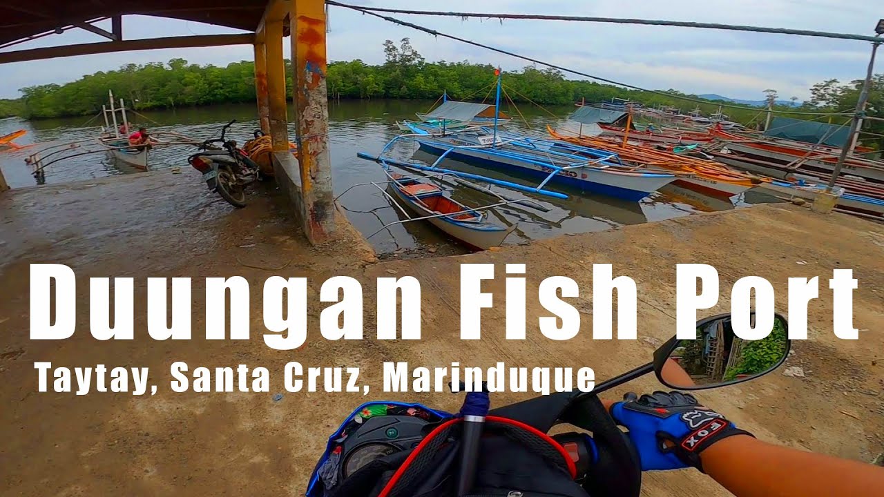 Duungan fish port | taytay santa cruz marinduque | no copyright music ...