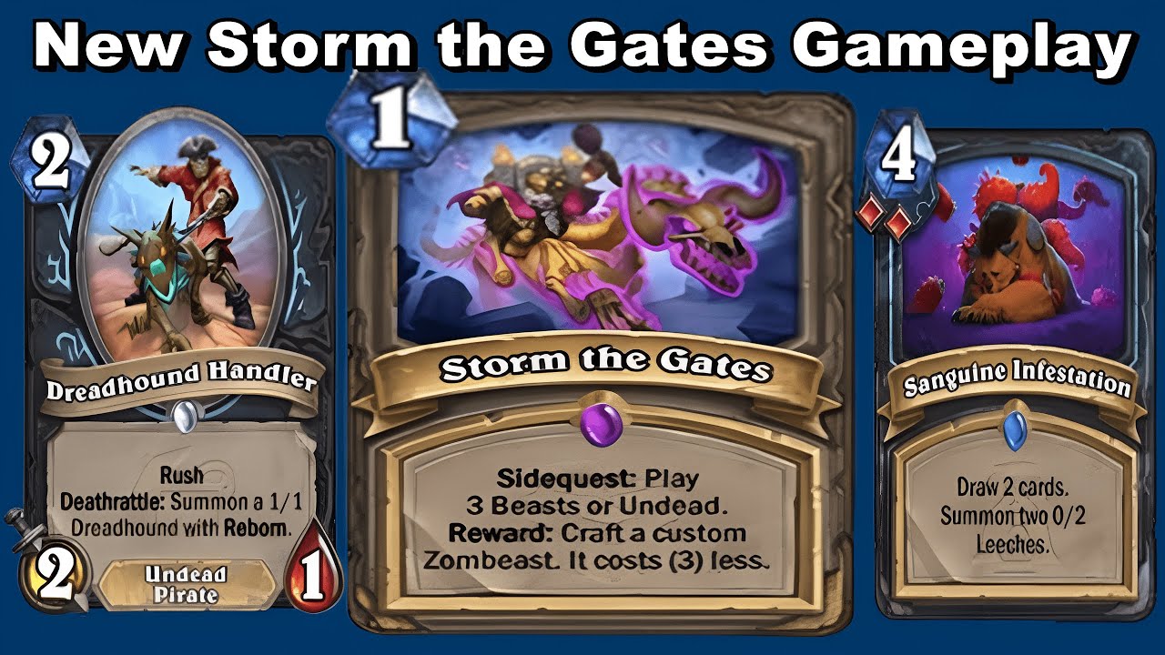 NEW Storm the Gates - Heartthstone Day of Rebirth - YouTube