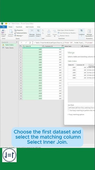 #161 Merging Two Datasets in Power Query #powerquery #excel #exceltips #learnexcel - YouTube