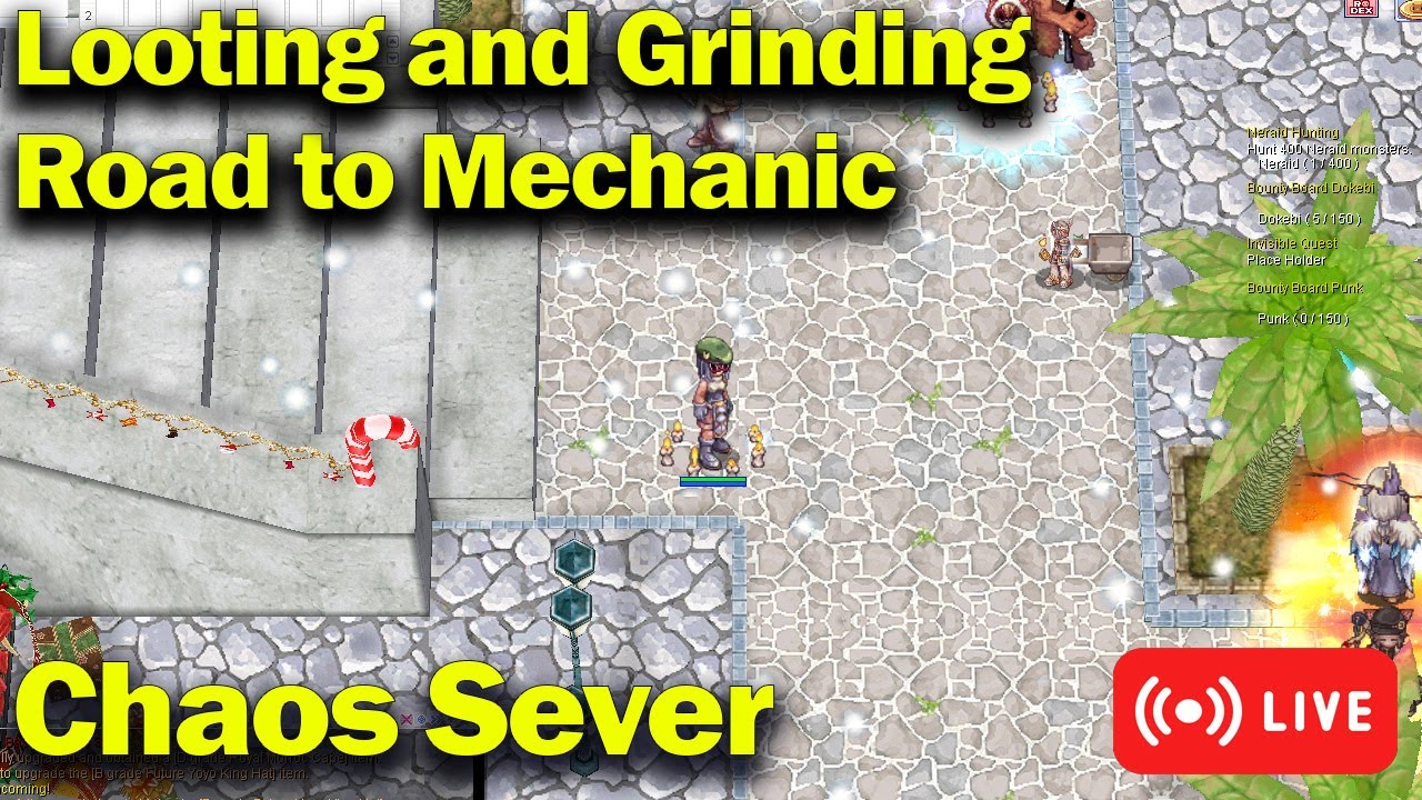 [iRO] Chaos Sever Looting and Grinding Road to Mechanic High Novice to ...
