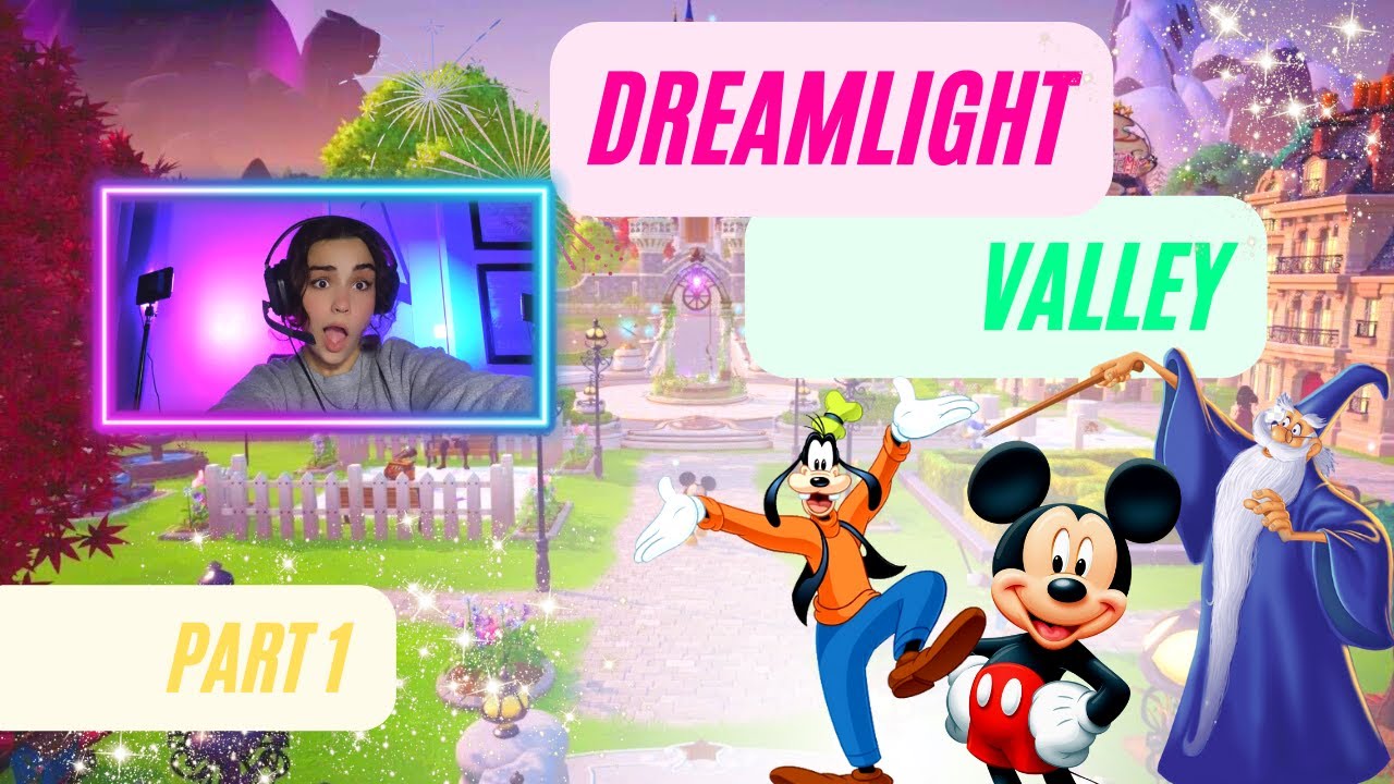 DISNET DREAMLIGHT VALLEY PART 1!!!! LET'S MEET MERLIN, MICKEY, AND ...
