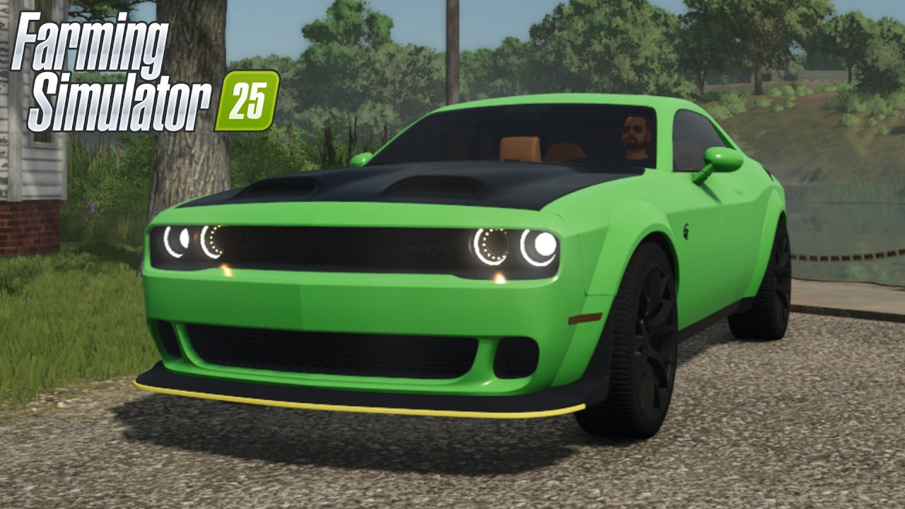 FS25 - 2020 Dodge Challenger V8 - NEW CAR MOD for Farming Simulator ...