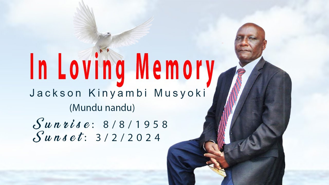 JACKSON KINYAMBI MUSYOKI BURIAL TRAILER - YouTube