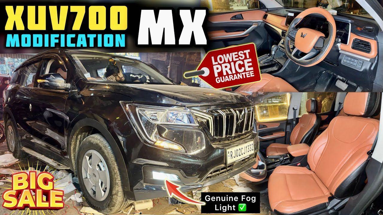 Mahindra Xuv700 MX Model Modified To Top Mahindra Xuv700 Interior ...