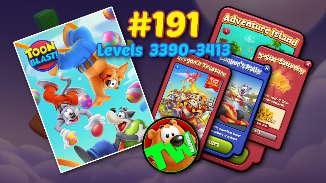 Toon Blast Ep191 3390 3413 Youtube