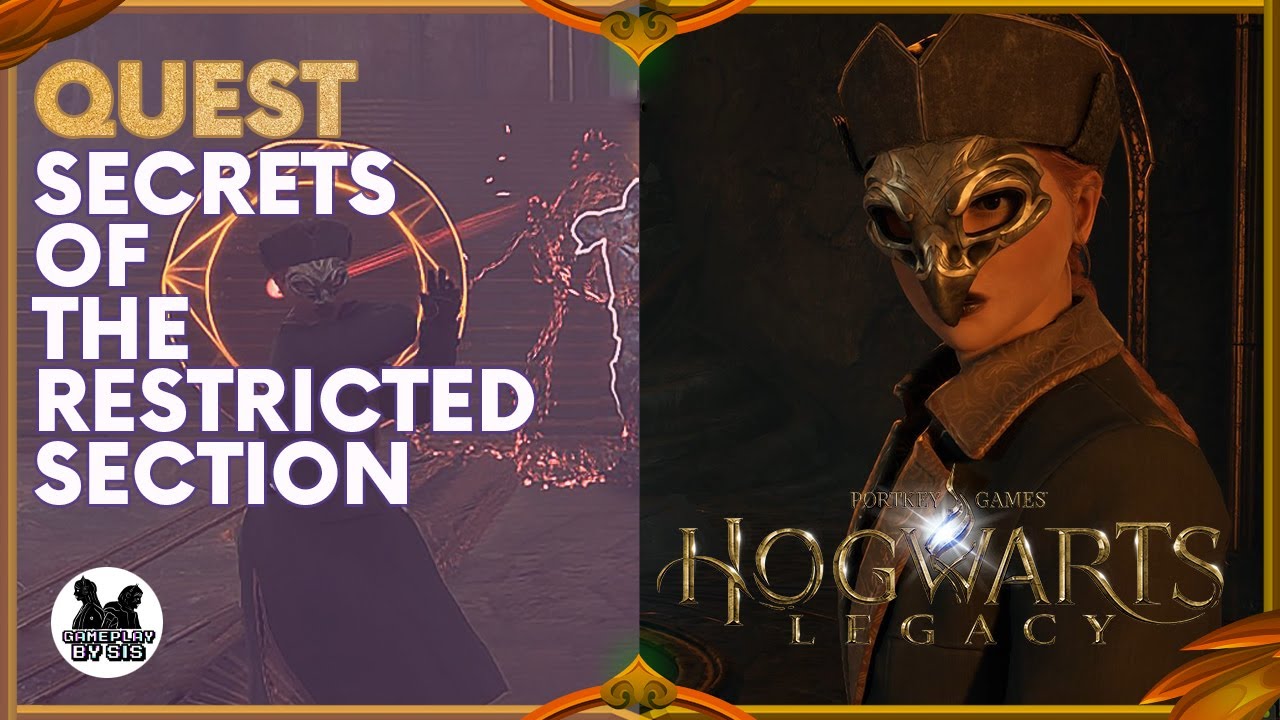 Secrets of the restricted section ️ #hogwartslegacy #Walkthrough # ...