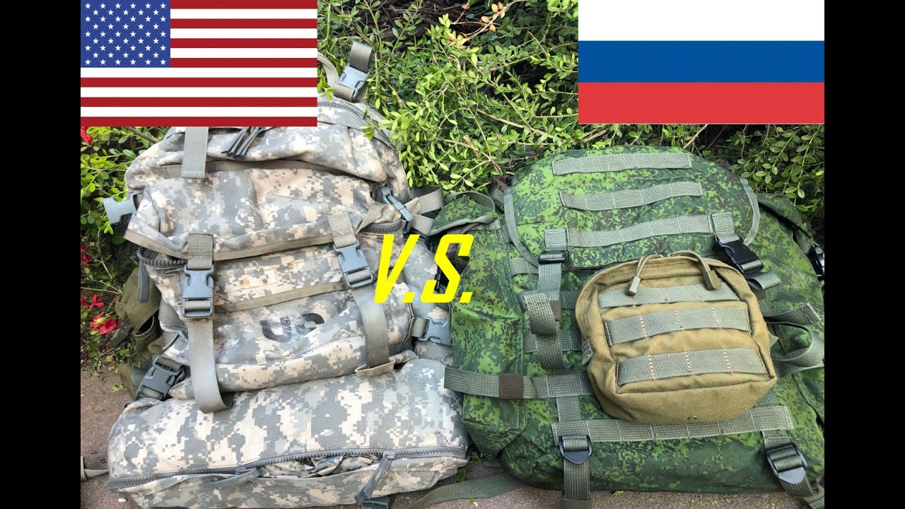 Russian Ratnik Assault Pack vs USGI MOLLE II Assault Pack(Battle of the ...