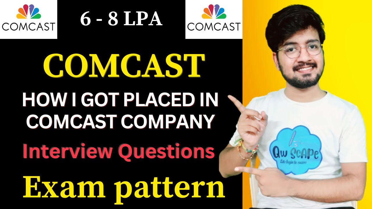 comcast interview questions || hiring process || exam pattern ...