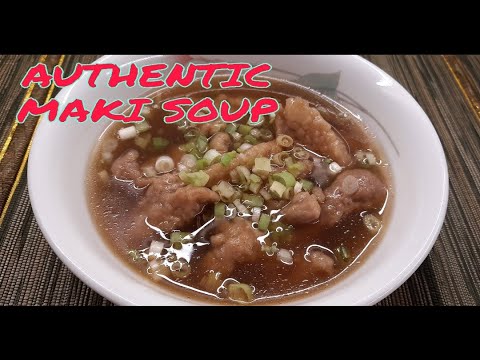AUTHENTIC MAKI SOUP - YouTube