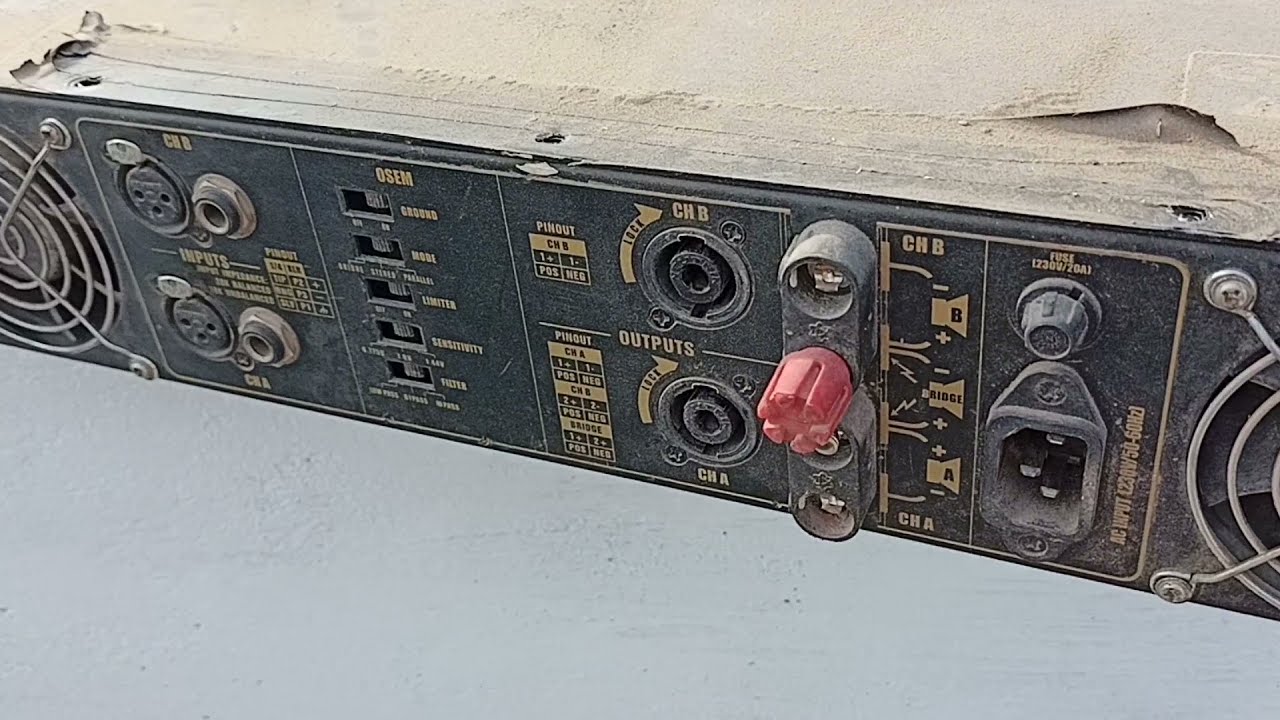 Rx 4000 amplifier || how to dust problem amplifier #dj #amplifier # ...