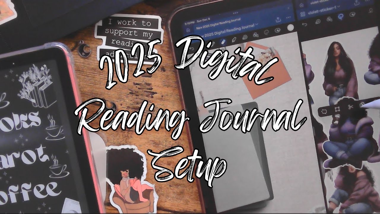 2025 Digital Reading Journal SetUp & Journaling for January - YouTube