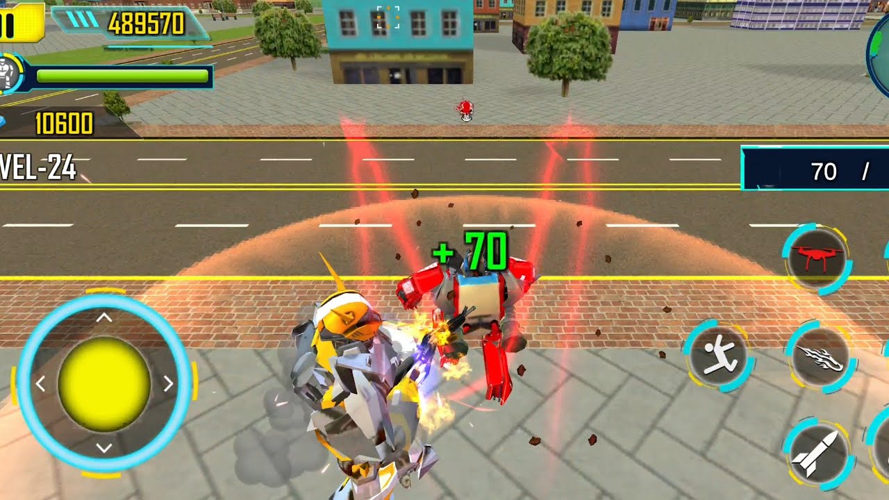 Robot musuh nembak dari belakang auto kita bantai | robot anak anak ...