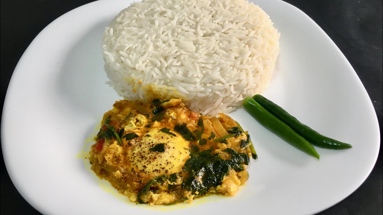 ডিম পোচ ভুনা || ডিমের শাকশুকা || Dim Poch Vuna Recipe Banga|| - YouTube