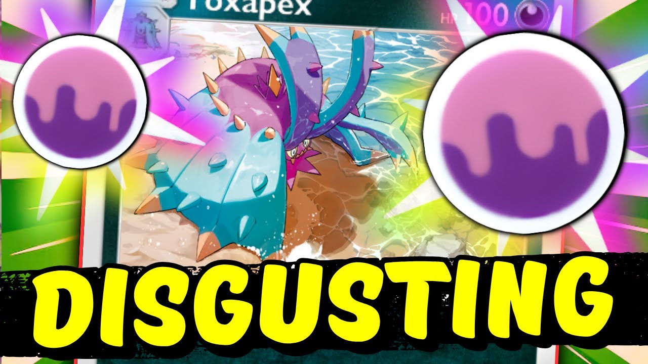 TOXAPEX: THE ULTIMATE MAX POISON KING! | Pokemon TCG Pocket - YouTube