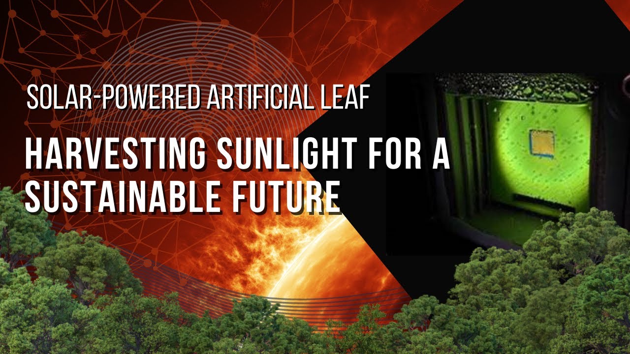 Solar-Powered Artificial Leaf: Harvesting Sunlight for a Sustainable ...