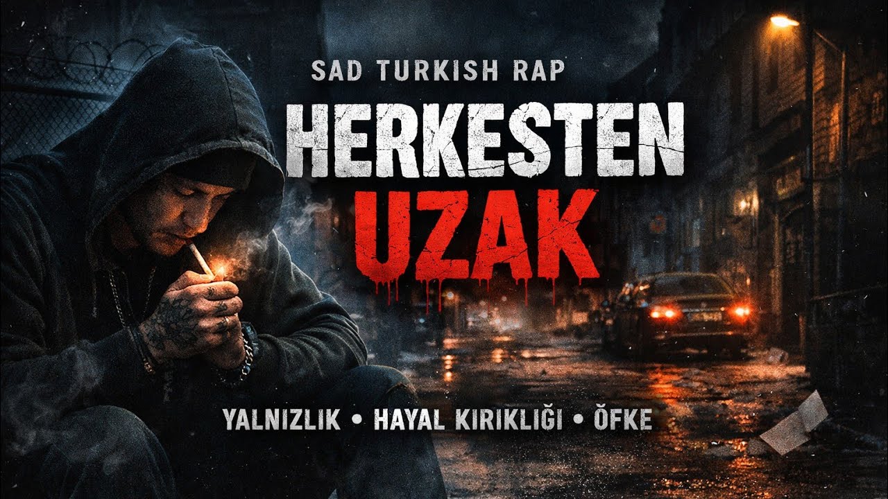 HERKESTEN UZAK | Sad Turkish Rap | Yalnızlık & Öfke | Dark Trap Remix ...