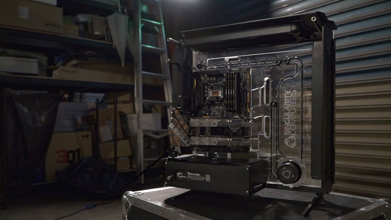 Singularity Cases Spectre Gskill Gold Shovel build#06 PC Case Mod 【AK ...