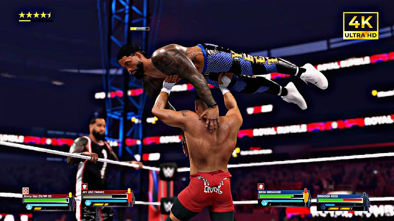 The Usos vs The Vision – Tag Team War! | WWE 2K25 Gameplay | - YouTube