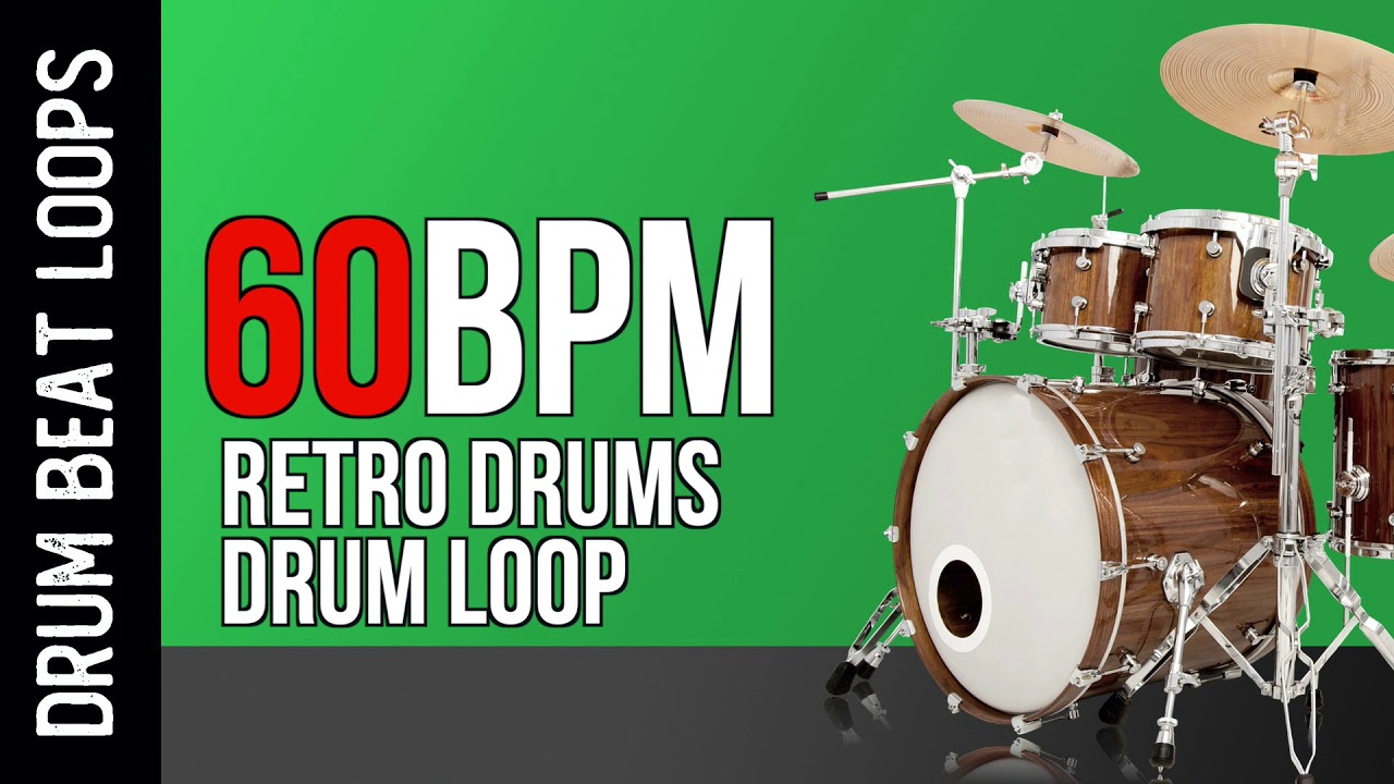 60 BPM TIGHT DRUM LOOP - DRUM LOOPS for PRACTICE - YouTube